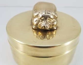 Brass Trinket Box - Etsy