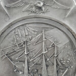 Decorative Pewter Plate - Etsy