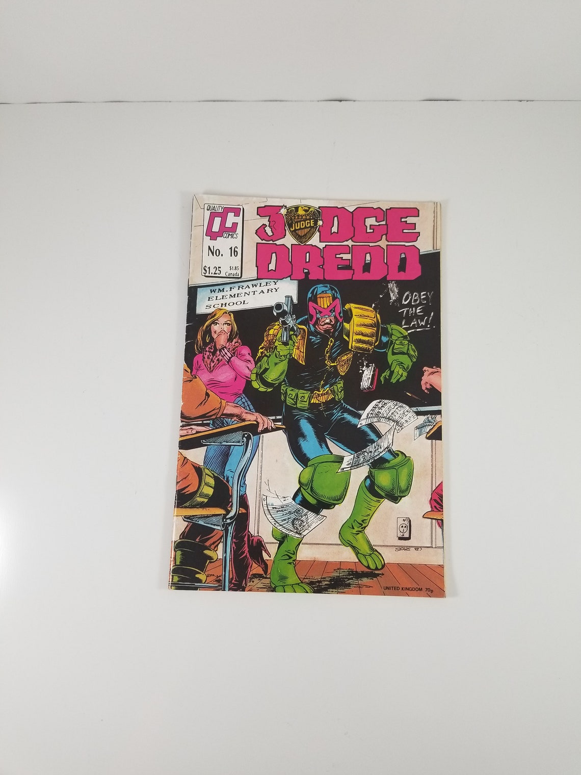 Judge Dredd Comic Book 16 - Etsy