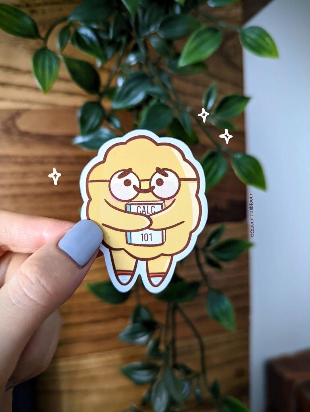 Studious Calculus Ladoo Sticker Cute Planner Bullet Journal - Etsy