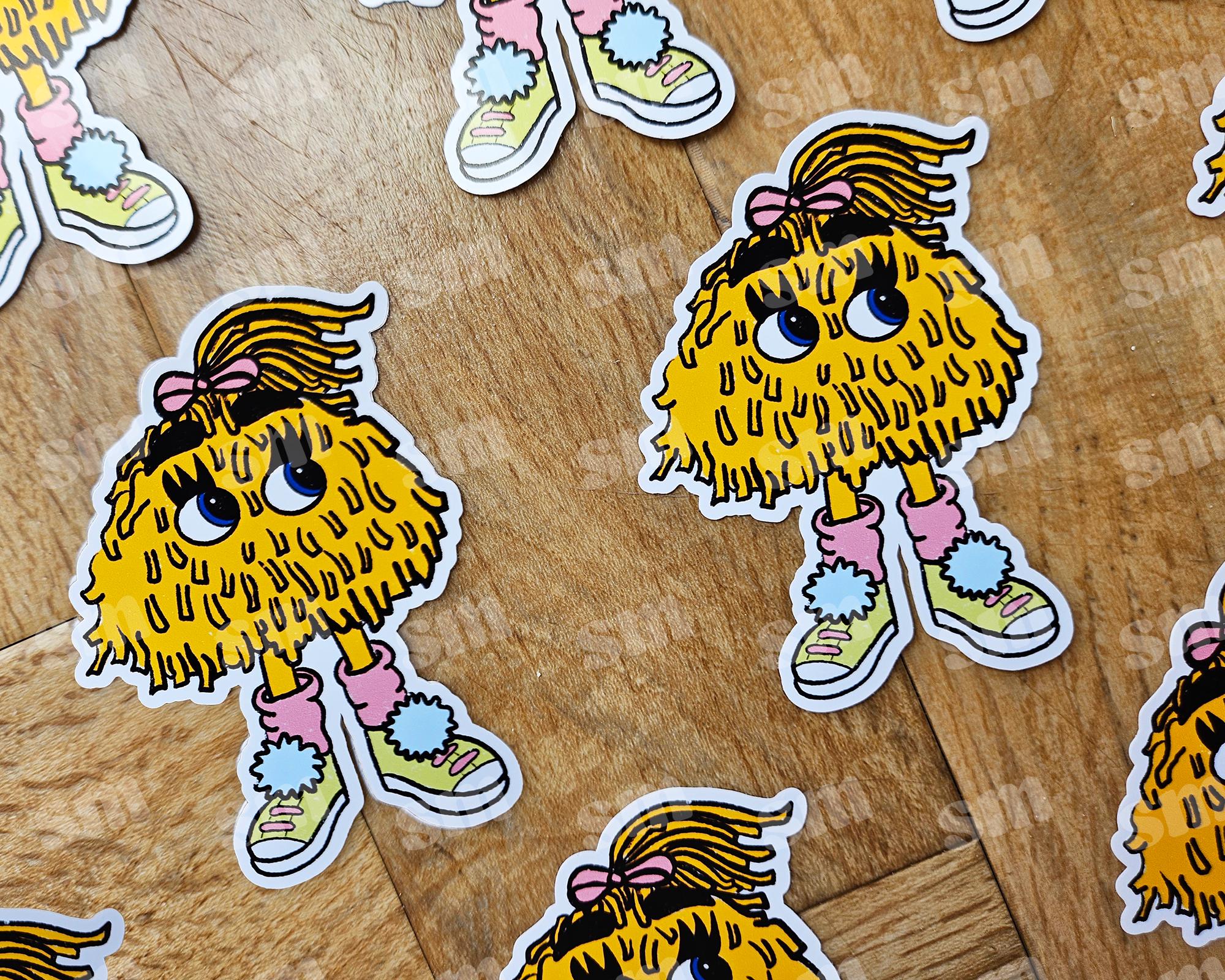 Mcdonald's Fry Guys Happy Meal Sticker - Ronald Mcdonald Gang - Yellow ...