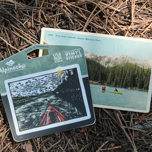 Lake Day STICKER / Waterproof Vinyl Die-cut Canoe Fishing Paddle Boat ...