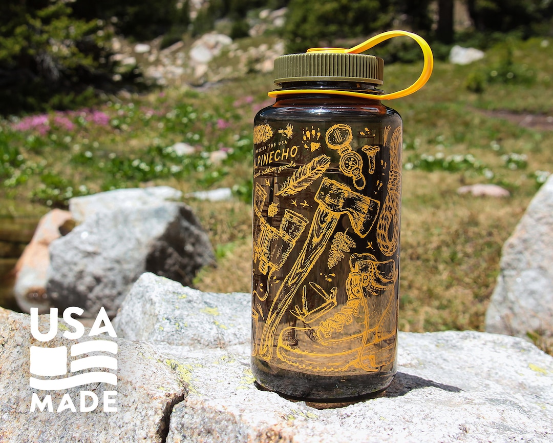 Campout NALGENE / Water Bottle Camping Gear Axe Boots Lantern 32 Oz Bpa ...