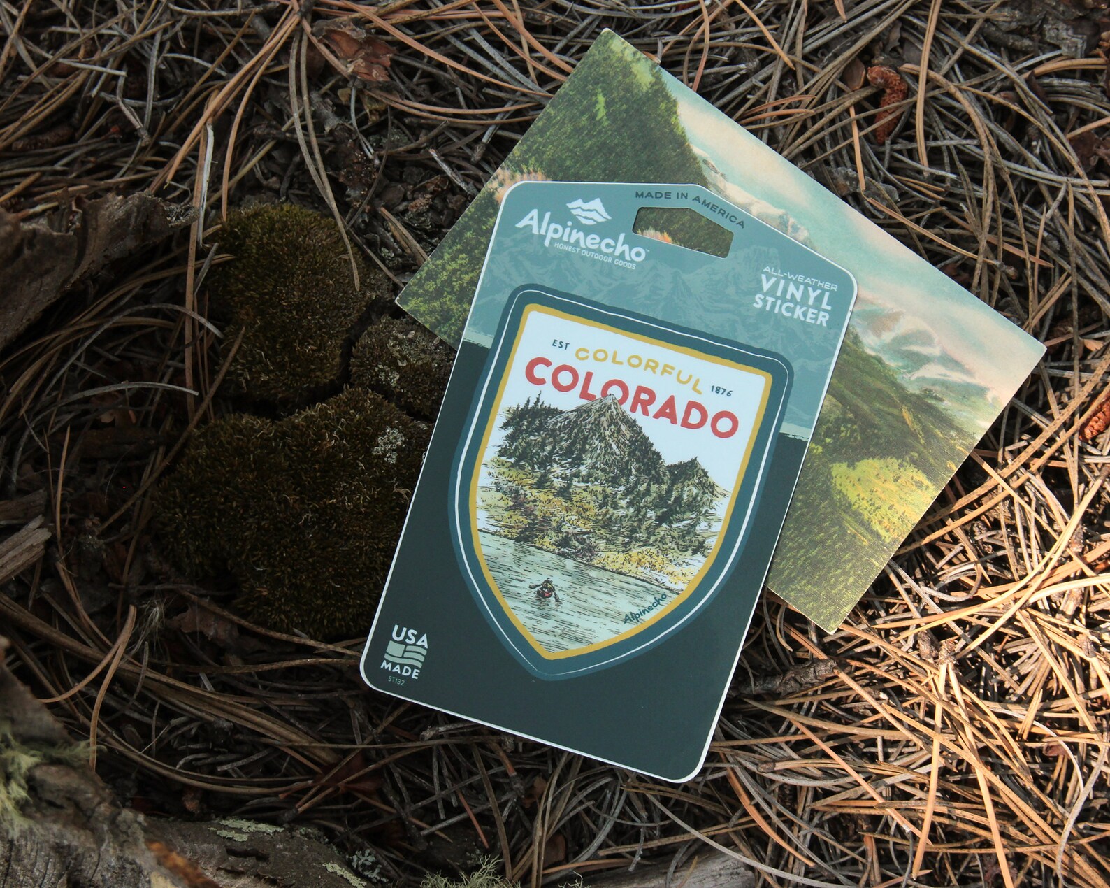 Colorful Colorado STICKER / USA Made Waterproof Rocky Mountain - Etsy