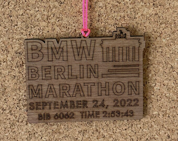 BMW Berlin Marathon Medal / Ornament Customizable - Etsy