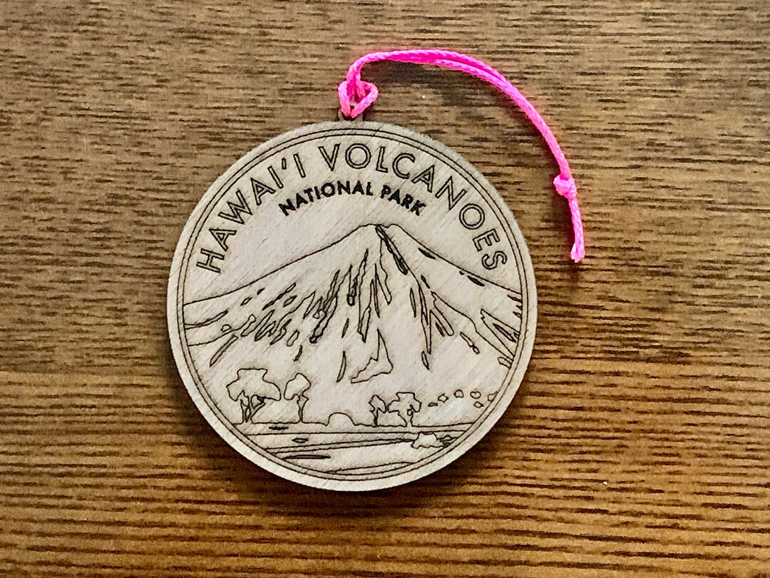 Hawaii Volcanoes National Park Christmas Ornament Xmas Hawaii Maui - Etsy