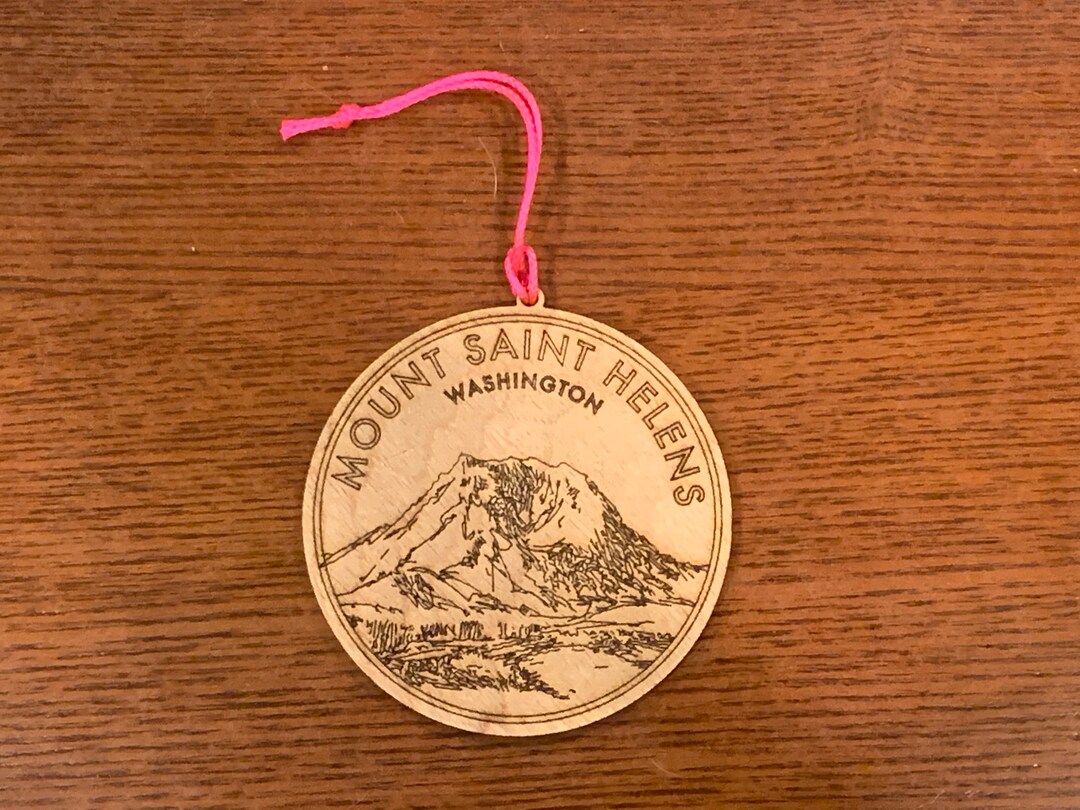 Mount Saint Helens Volcano Washington Christmas Ornament Xmas - Etsy