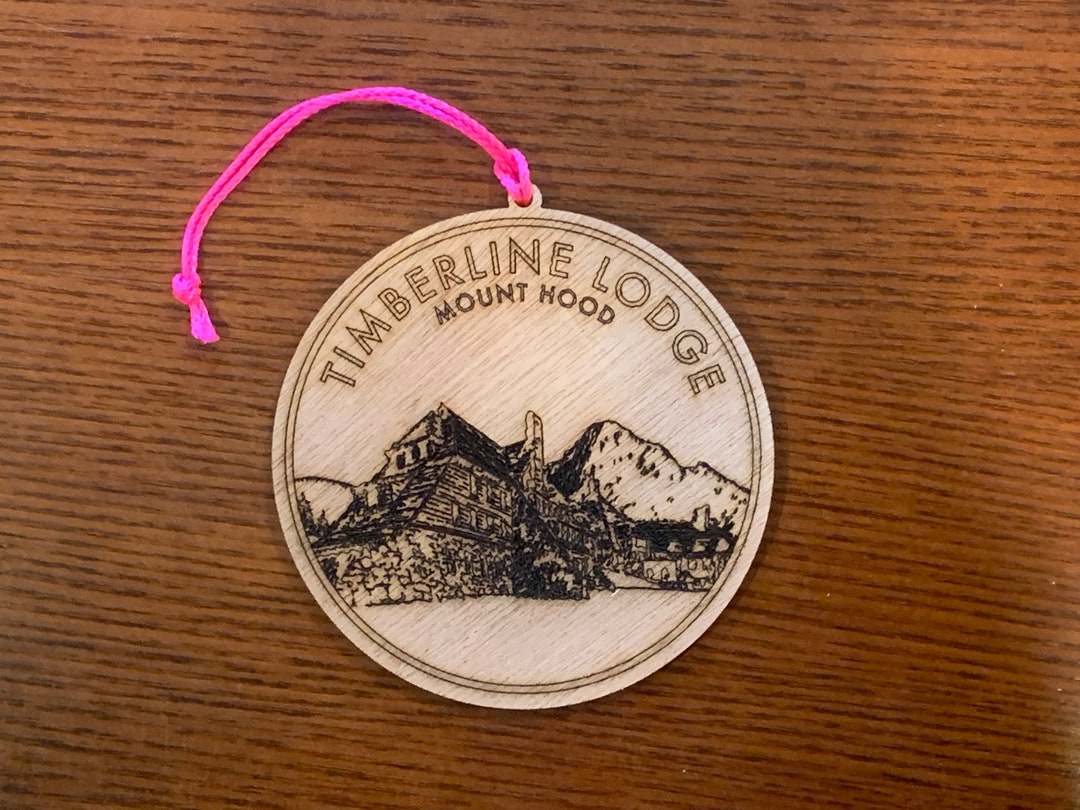 Timberline Lodge Mount Hood Oregon Holiday Christmas Ornament PNW - Etsy