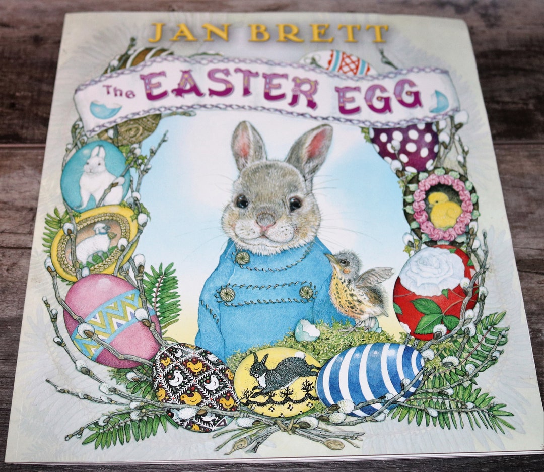 Beautifully Illustrated the Easter Egg Softcover by Jan Brett 2010 - Etsy