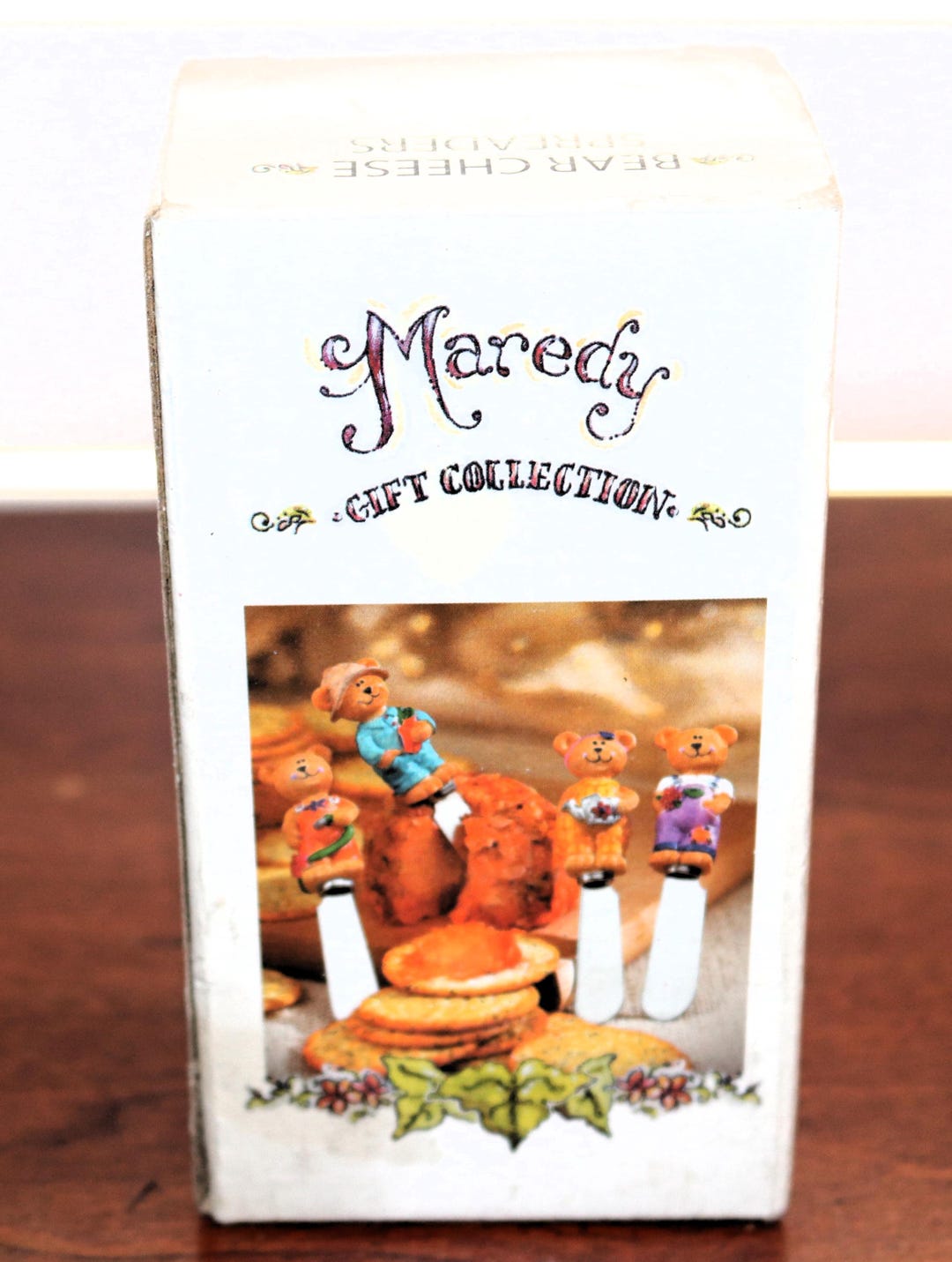 Vintage Set of Teddy Bear Cheese Spreaders - Maredy Bear Cheese ...