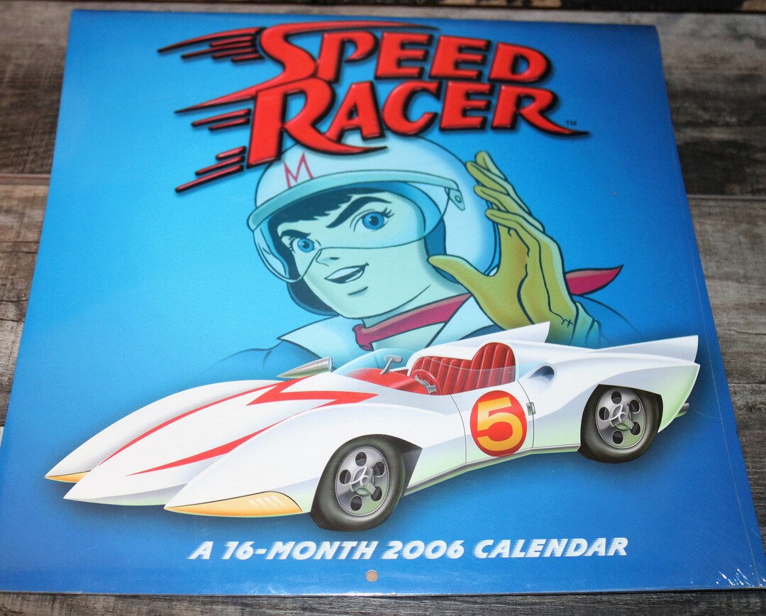 Speed Racer 2006 Wall Calendar Brand: Date Works 16-mos. Calendar Pop ...