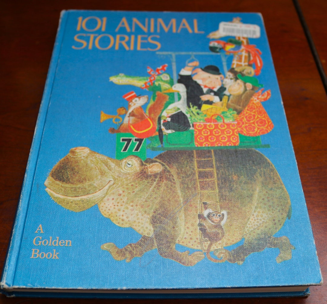 101 Animal Stories - Children's HC Book - Vintage Golden Book ...