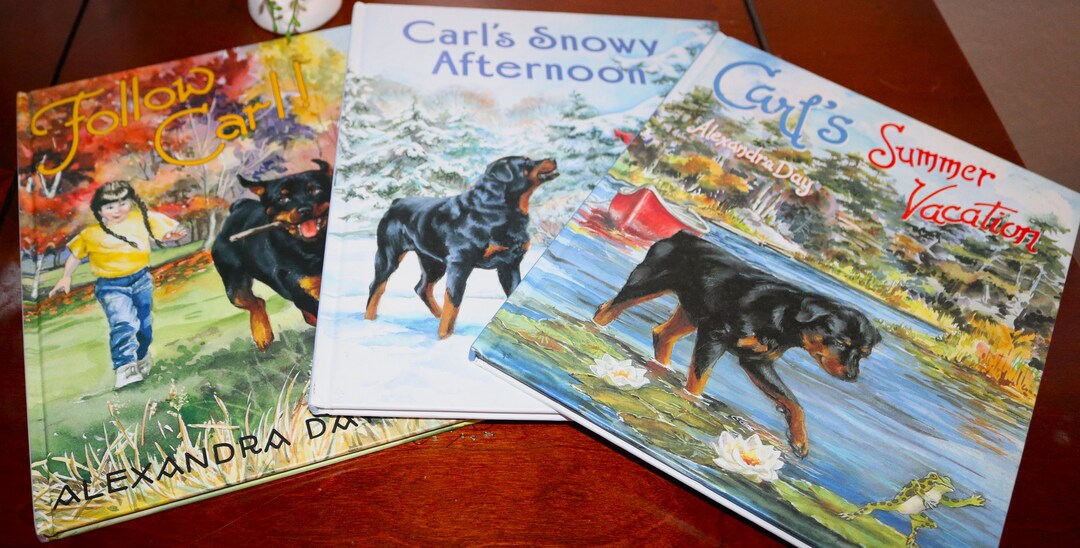 Good Dog, Carl Series Set of 3 Large HC Carl Picture Books: Summer Vacay, Snowy Afternoon ...