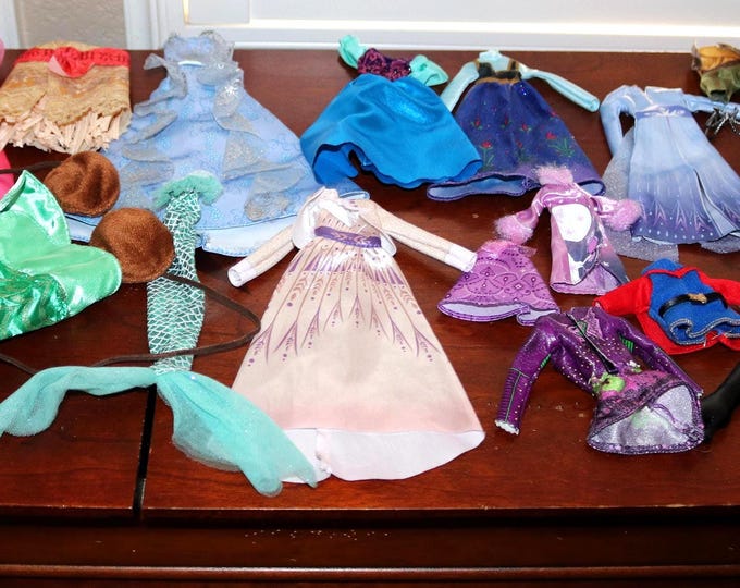 Barbie Disney Princess Outfits Disney Character Dresses Costumes Mixed ...