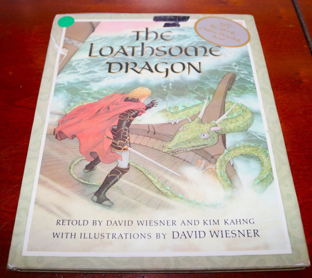 Large Vintage HC the Loathsome Dragon Ex-library 1987 - Will Combine ...
