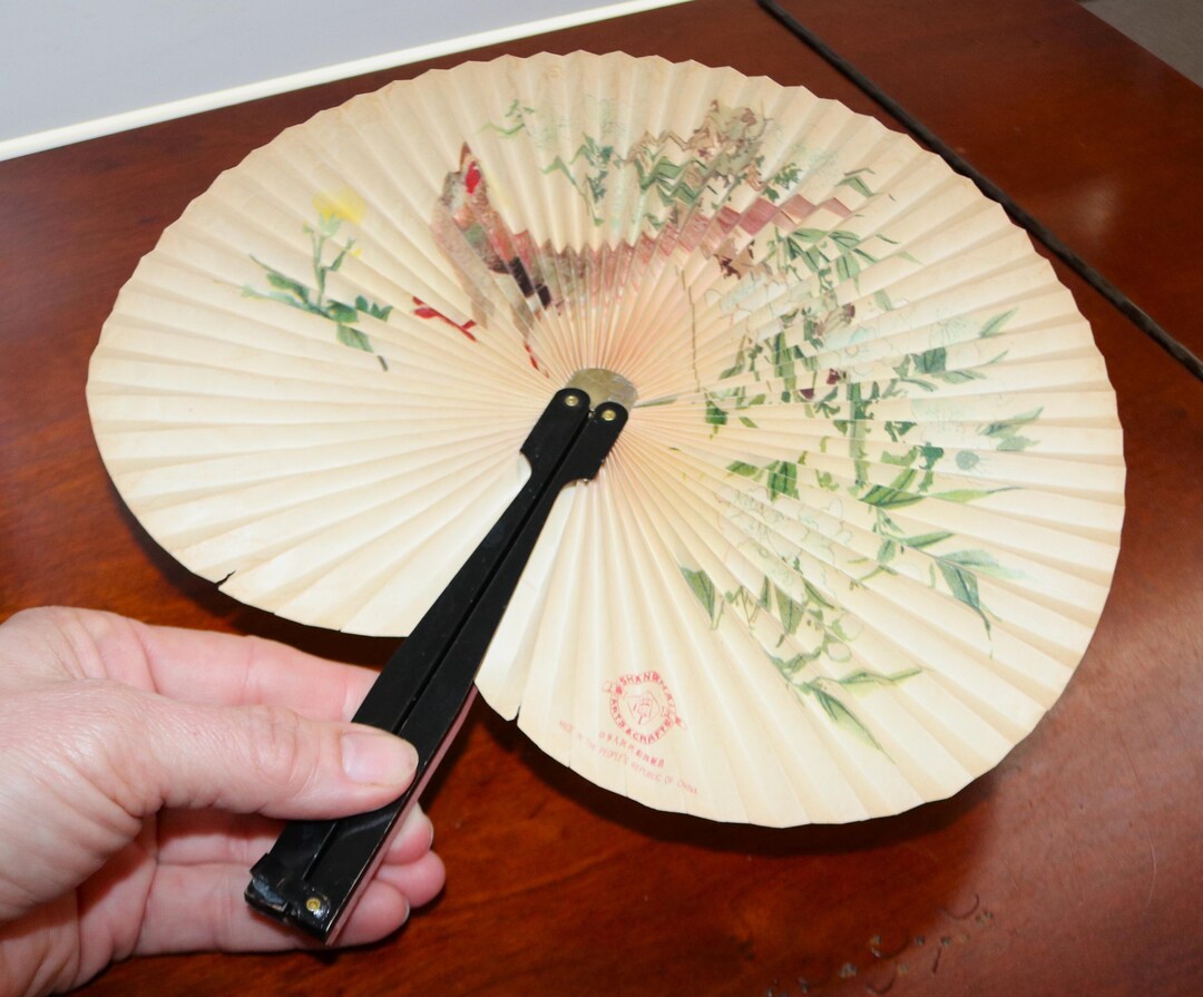 Set of 5 Vintage Hand Fans - Traditional Folding Fans (sensu) - Etsy