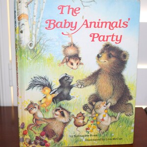 Vintage Children's Book the Baby Animals Party Lisa Mccue 1980s ...