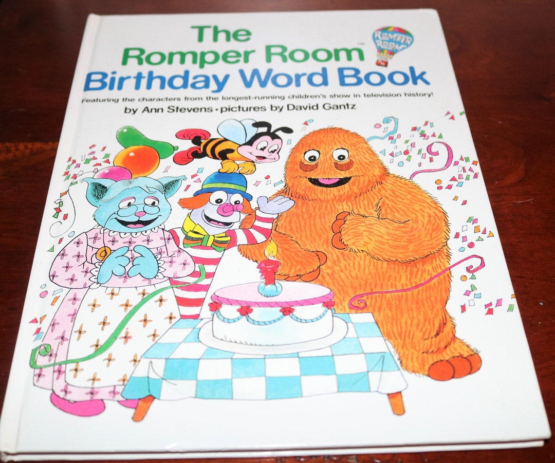 The Romper Room Birthday Word Book Hardcover 1984 Vintage Kids' Book ...