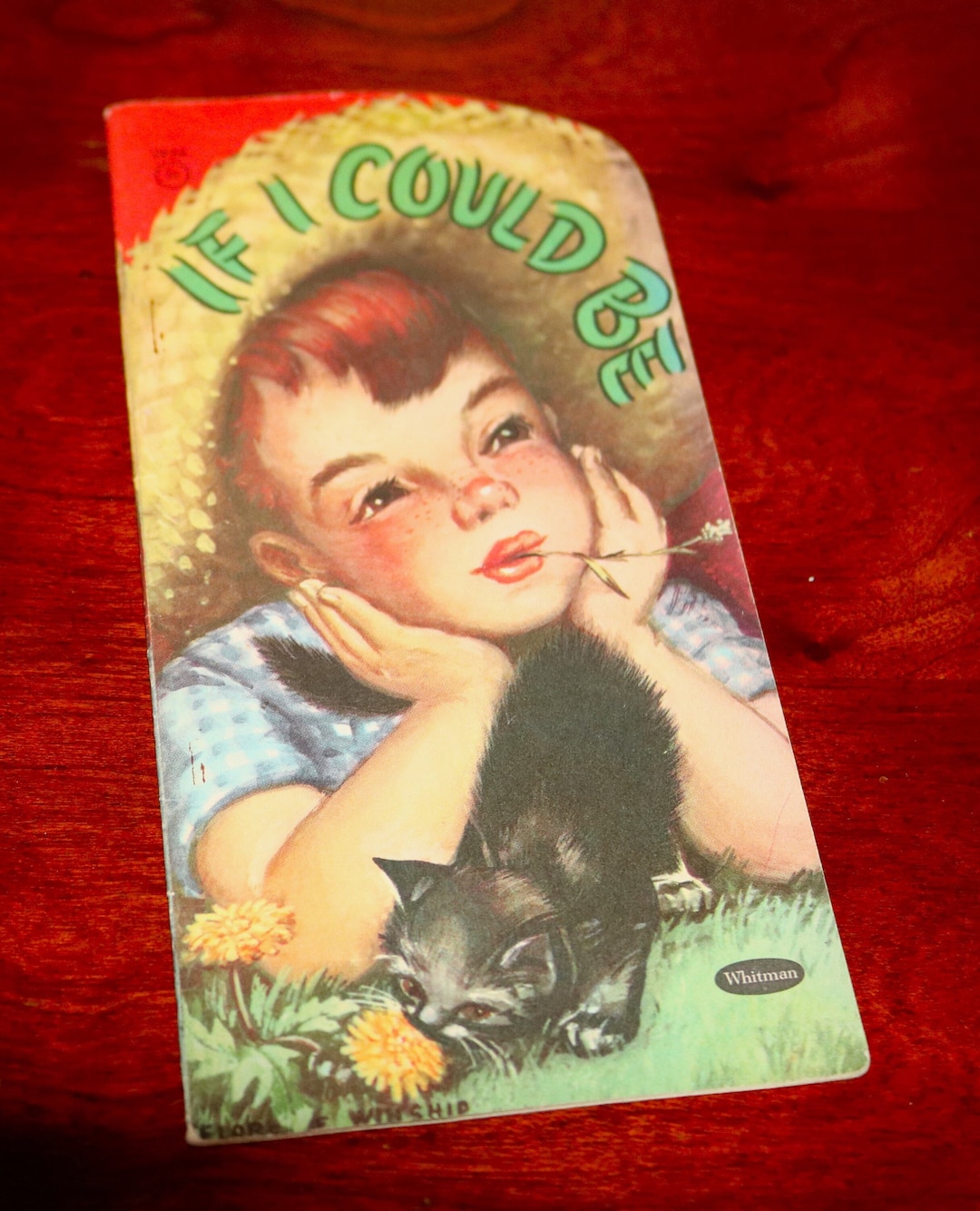 Darling Vintage 1953 Whitman Die-cut Paperback IF I COULD BE Florence ...