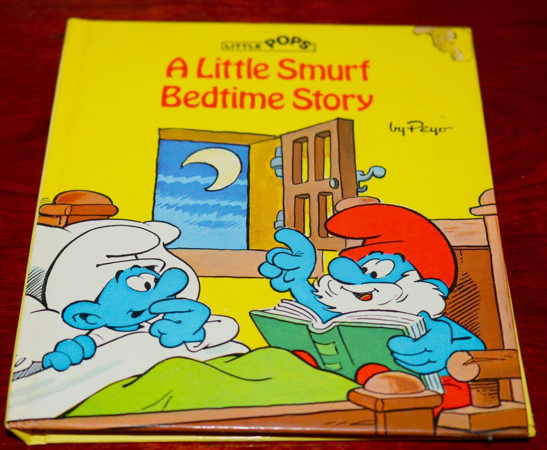 Papa Smurf! Vintage Kids' Pop-up: A Little Smurf Bedtime Story (little ...