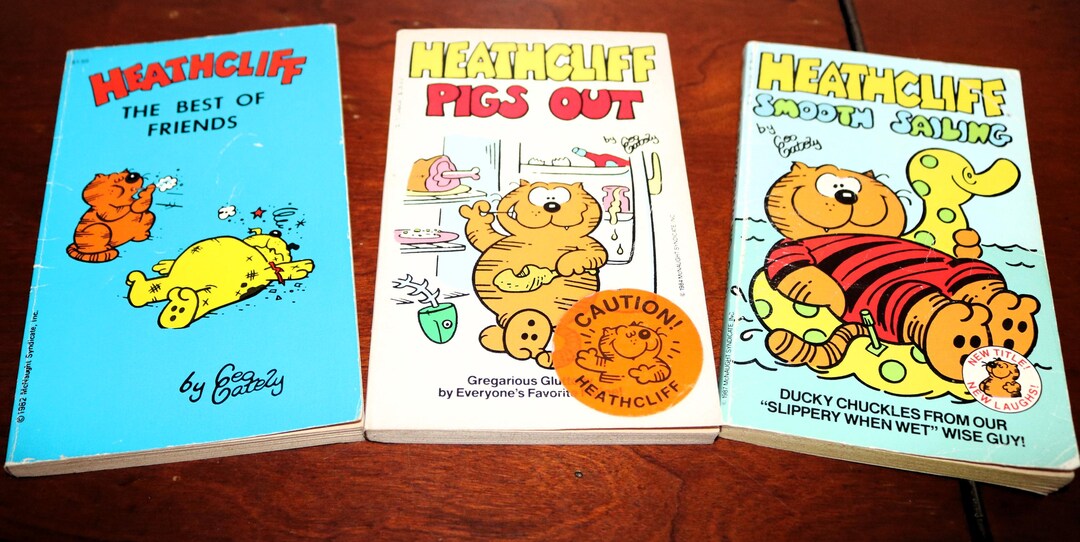 Vintage Heathcliff the Cat Comic Paperbacks 1980s - Set of 3 - Will ...