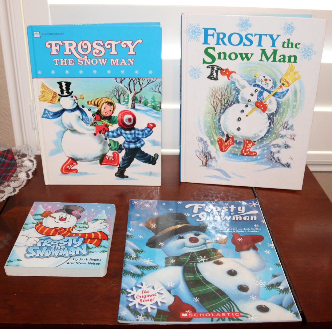 Choose a Vintage Frosty the Snowman Christmas Book Hardcover, Softcover ...