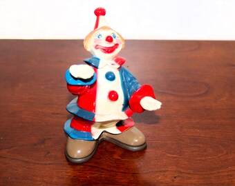 Vintage 1977 Wilton Hobo Clown Hard Plastic Cake Topper Hong Kong 1316 ...