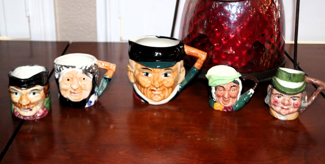 Vintage Shorter & Son Toby Jugs - Character Face Mugs - Etsy