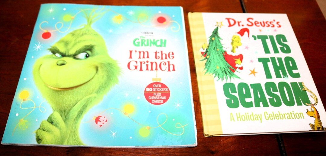 Pick a Christmas Grinch Book! I'm the Grinch Paperback or Dr. Seuss's ...