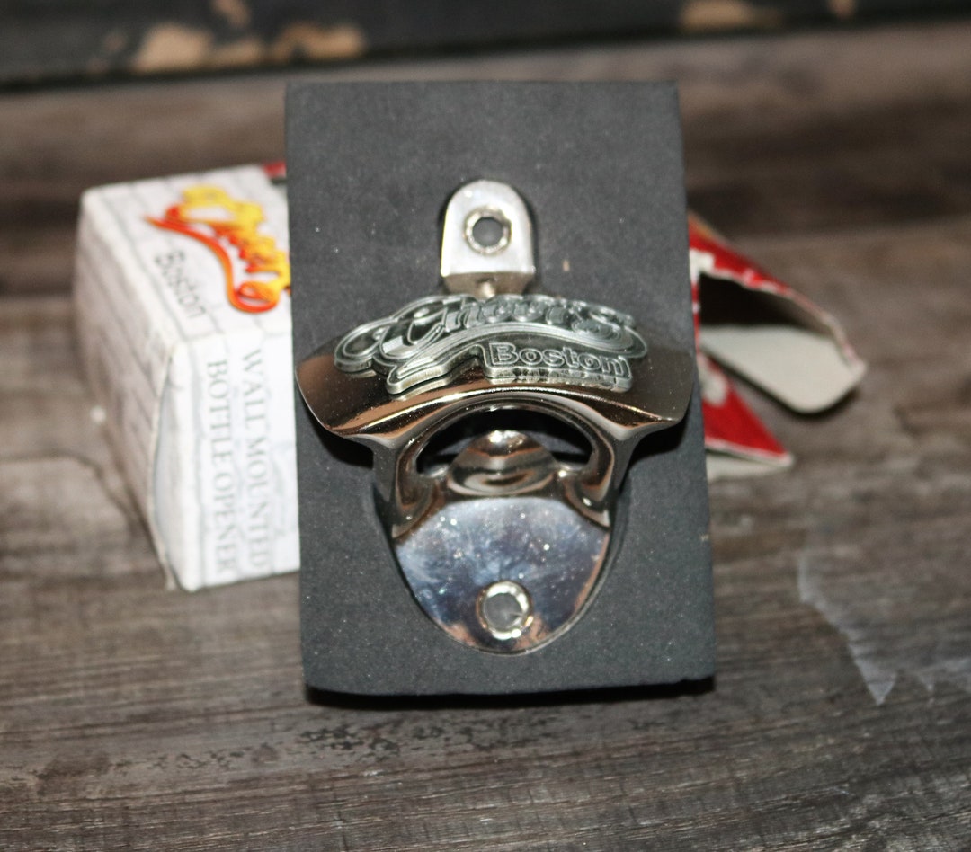 Vintage Wall Mount Bottle Opener, Bar Decor, cheers Boston Cheers ...