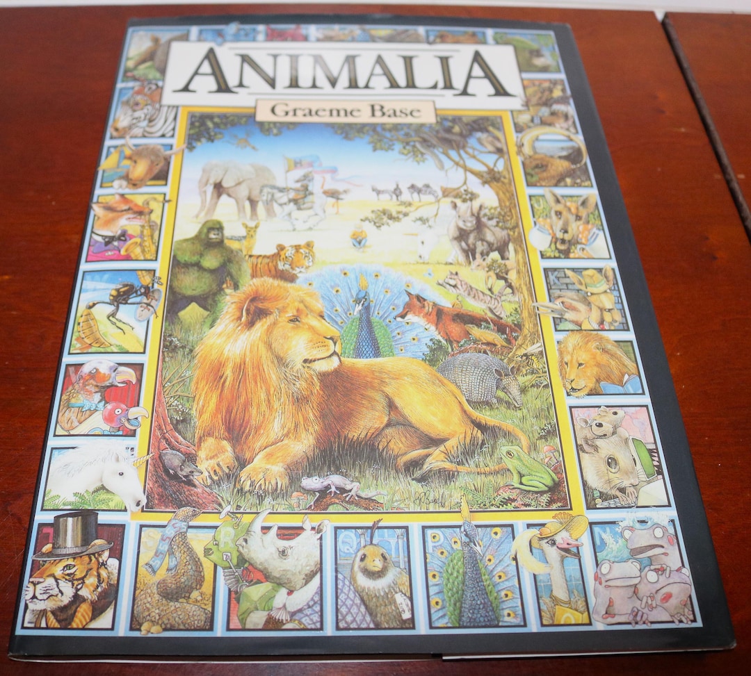 Animalia by Graeme Base: Vintage 1987 Hardcover Children's Book - Etsy