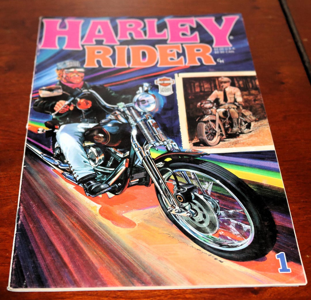 Harley Rider Comic 1988 #1, First Edition Harley Davidson Official ...