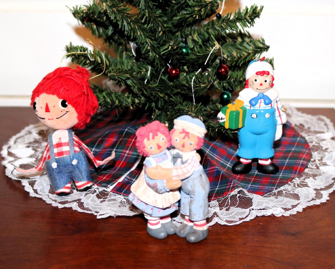 Pick Your Favorite Raggedy Ann Raggedy Andy Christmas Ornament - Three ...