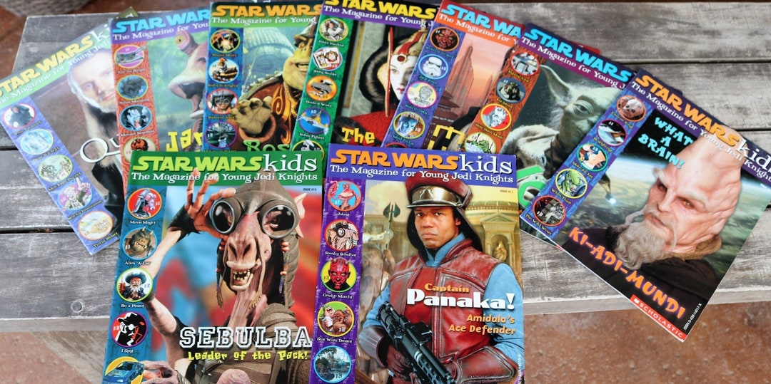 Set of 9 Vintage Magazines: "star Wars Kids" the Magazine for Young ...
