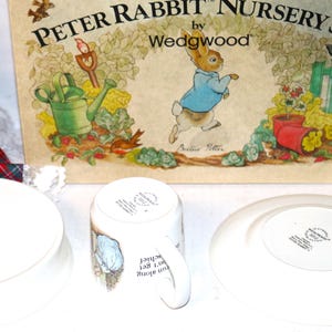 Vintage Peter Rabbit Nursery Set by Wedgwood Beatrix Potter Designs - 3 ...