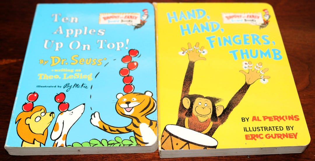 Dr. Seuss Board Books, Ten Apples up on Top!, Hand, Hand, Fingers ...