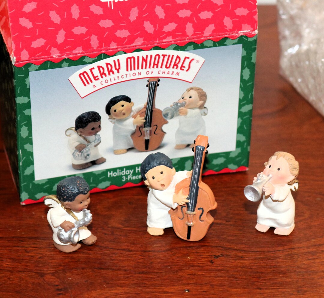 Hallmark Merry Miniatures Holiday Harmony Set of 3 NIB - Will Combine ...