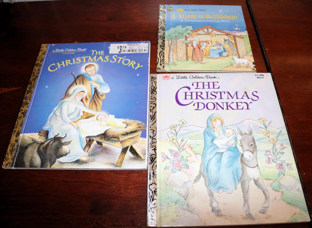 Vintage Nativity Picture Books for Kids - Choose From Three Beautiful ...