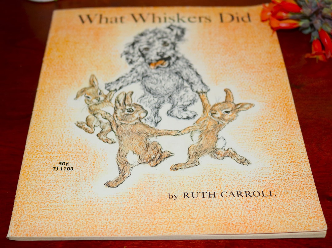What Whiskers Did, Ruth Carroll Vintage 1960s Children's Book, First ...