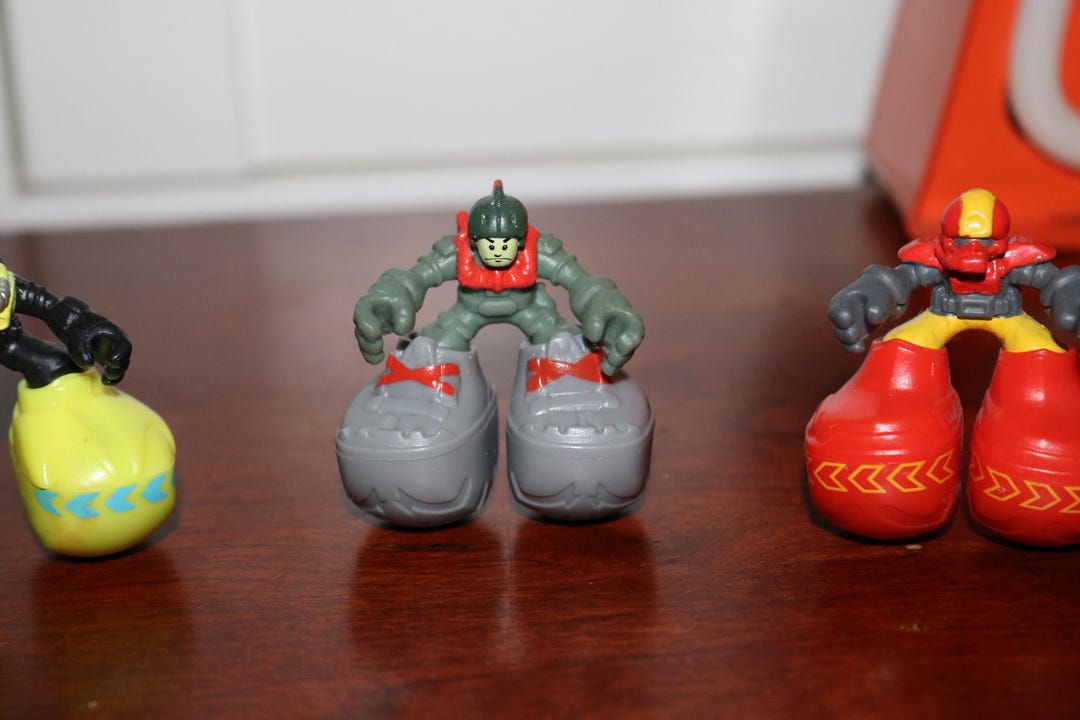 Mattel Matchbox Big Boots Action Figures Toy Lot of 4 - Cowboy, Scuba ...