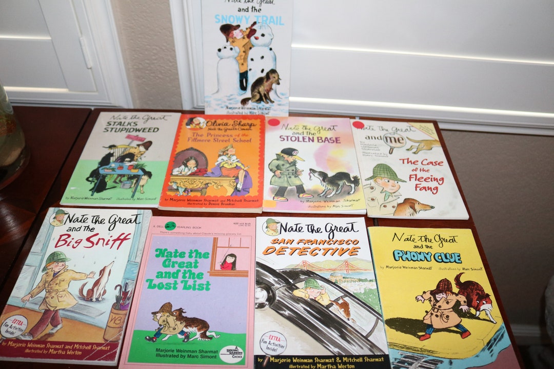 Set of Nine Nate the Great/olivia Sharp Chapter Books by Marjorie ...