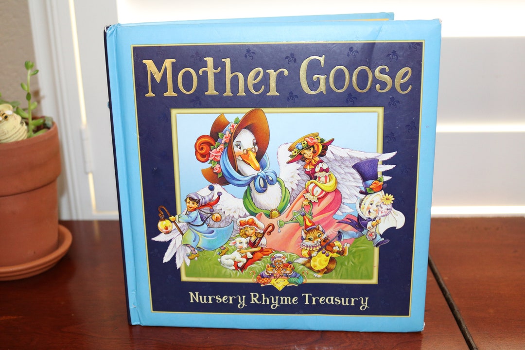 Mother Goose Nursery Rhyme Treasury Padded Hardcover Book 2002 Read ...