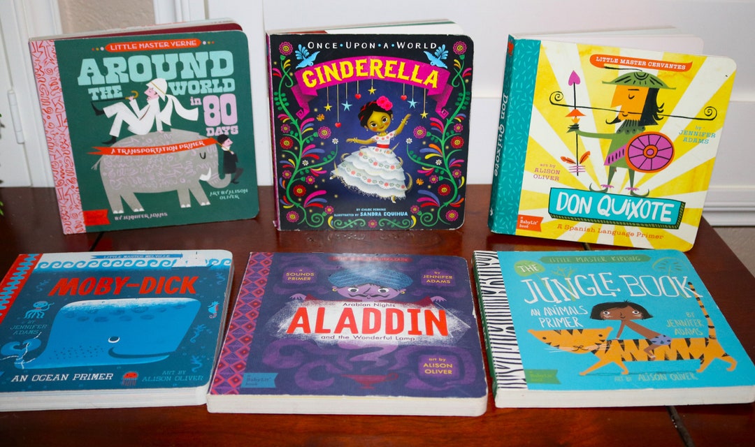 Six Educational Board Books: Babylit Primers 5 Board Books Little ...