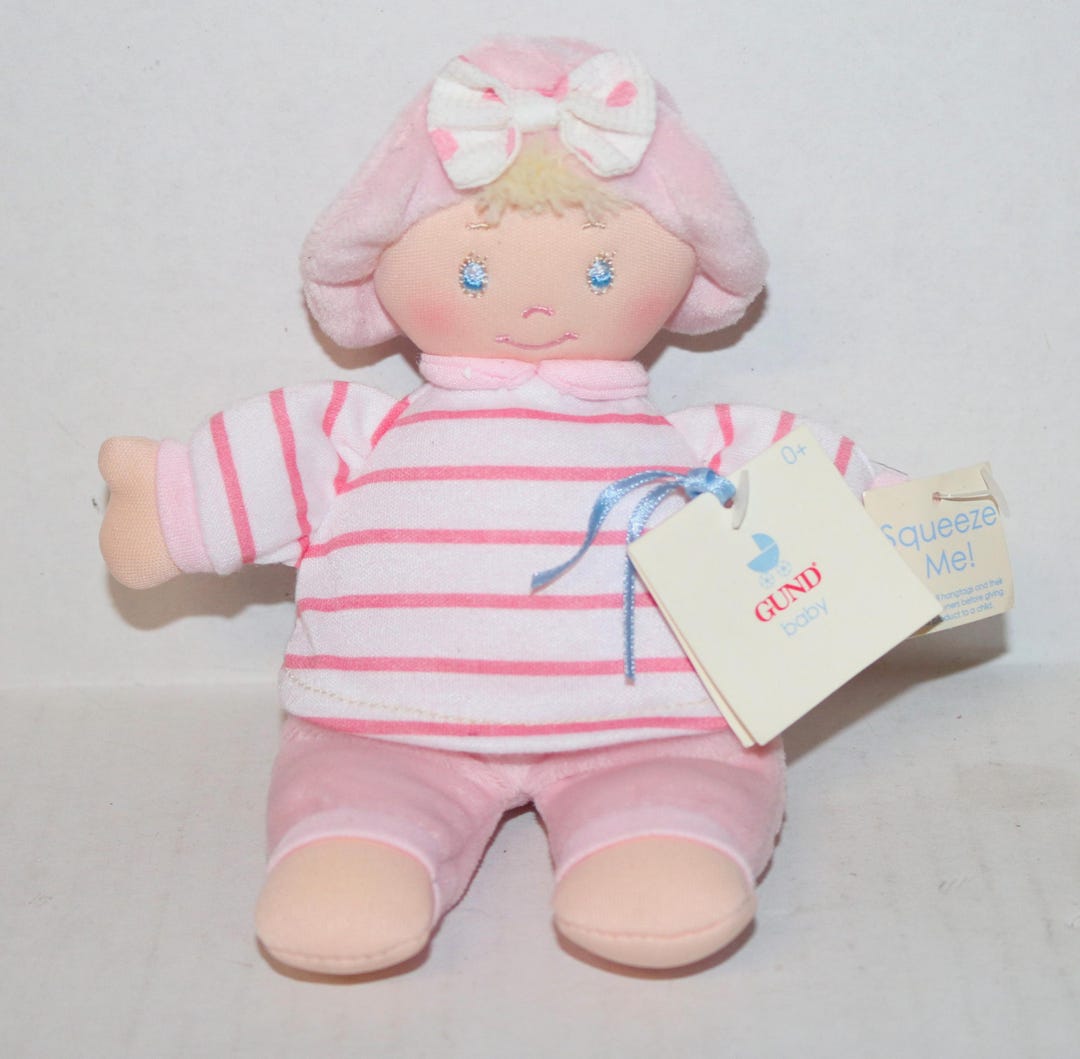 Gund Little Baby Doll Giggler From Baby Gund New With Original Hang ...