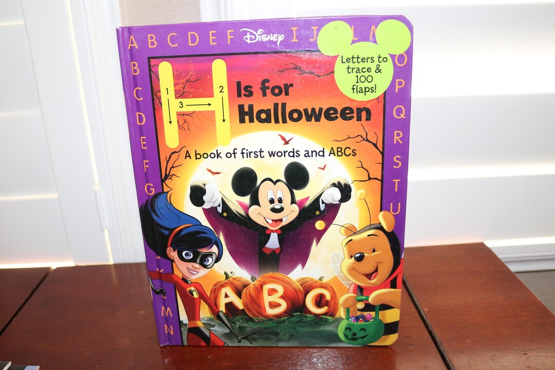 Disney H is for Halloween, Alphabet Phonics ABC Interactive Flap Mickey ...