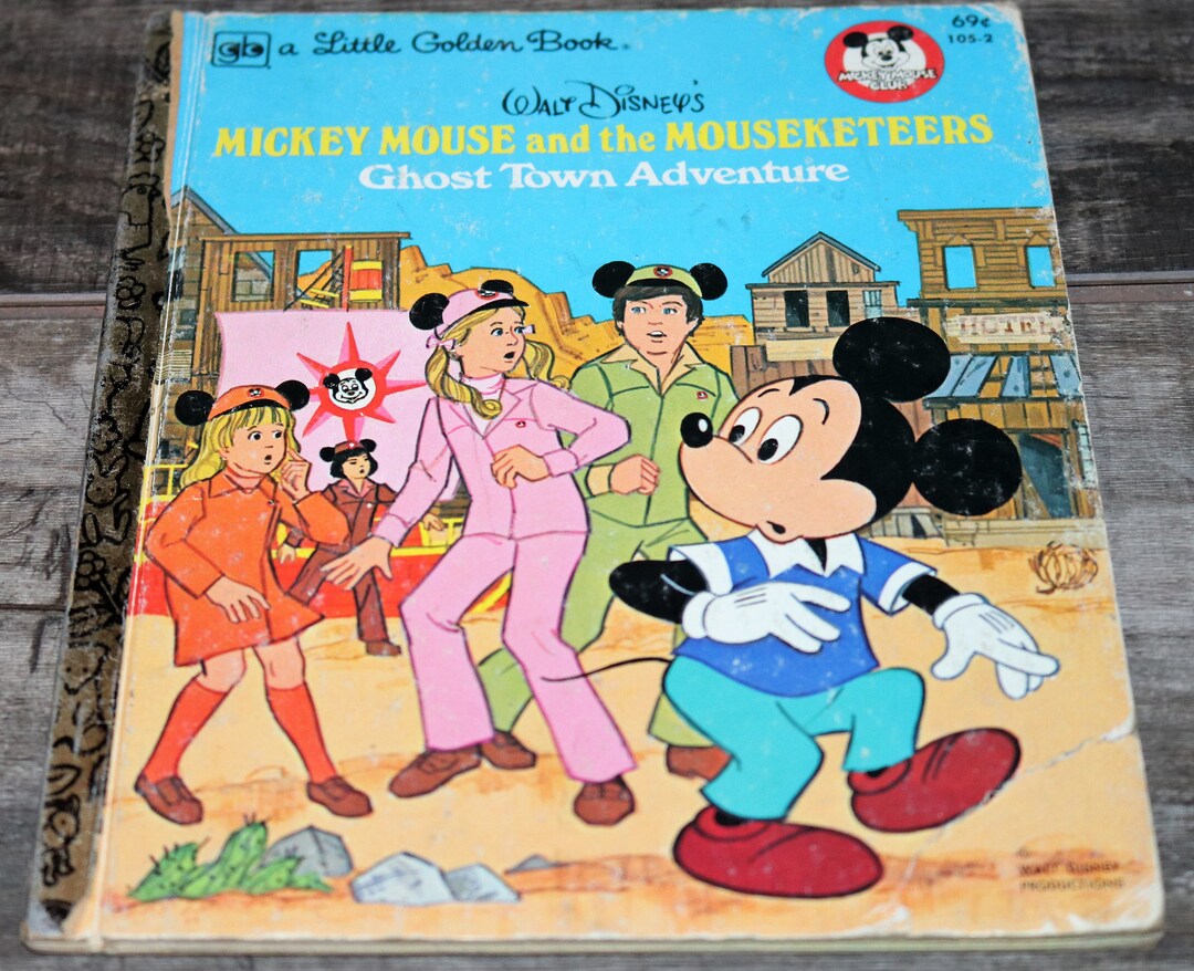 Mouseketeers! Vintage Little Golden Book Disney's Mickey Mouse & the ...