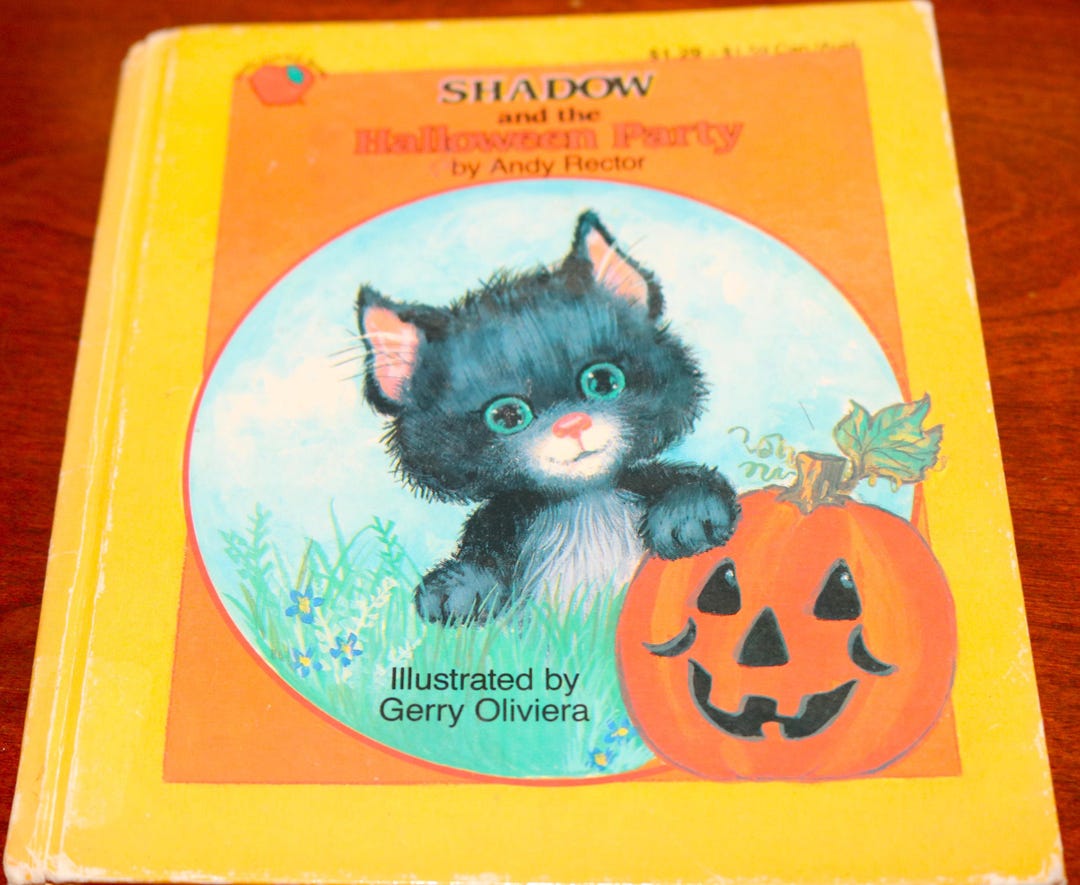 Vintage Children's Book: Shadow and the Halloween Party Hardcover 1993 ...