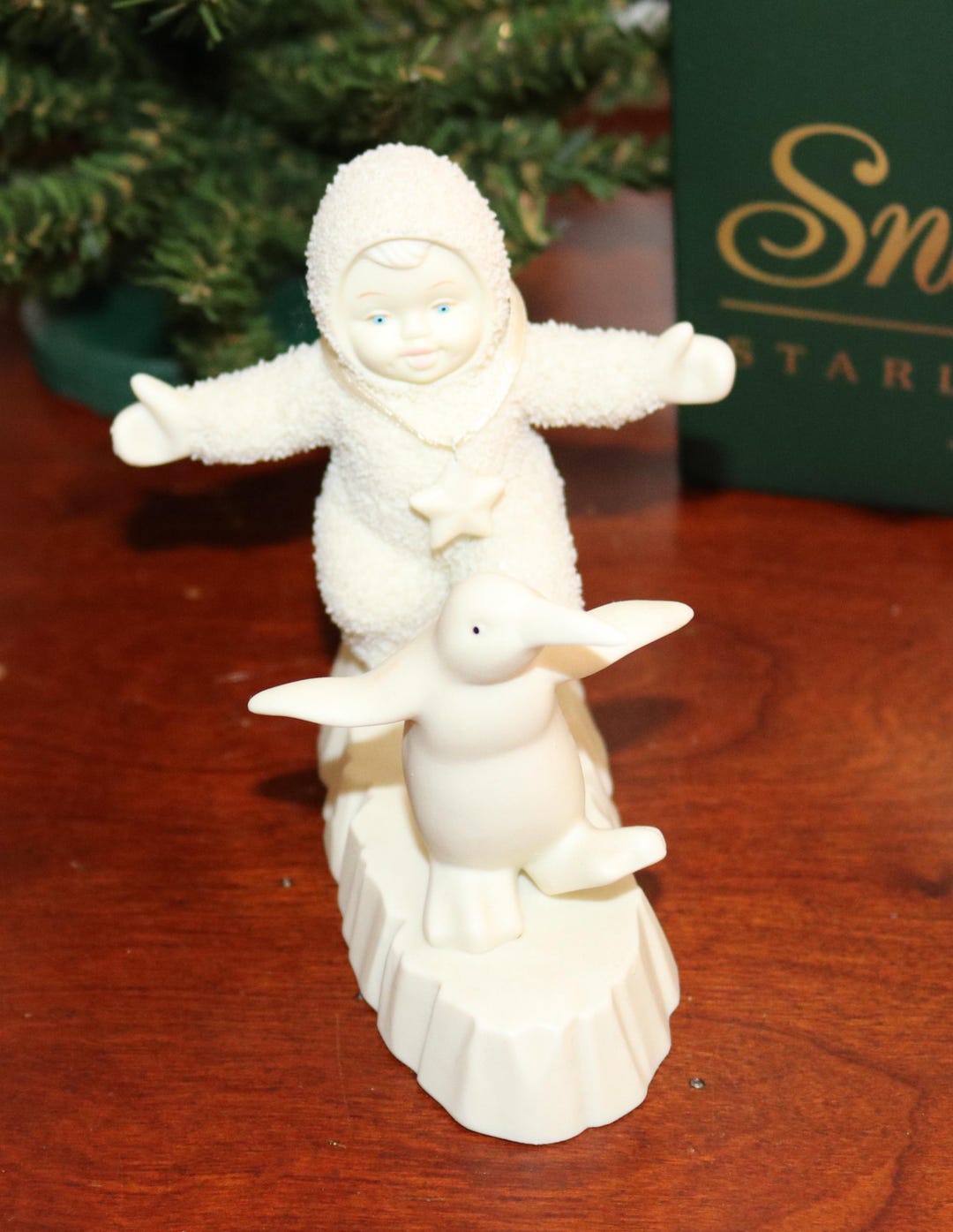 Vintage Snowbabies Perfect Balance/vintage Snowbabies/vintage Porcelain ...