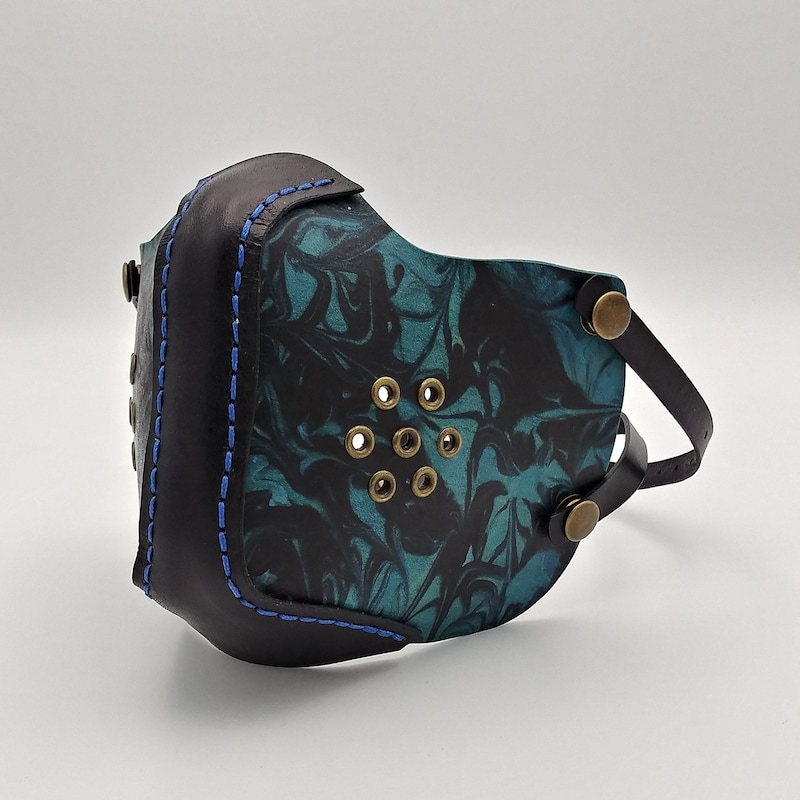 Leather Face Mask - Etsy