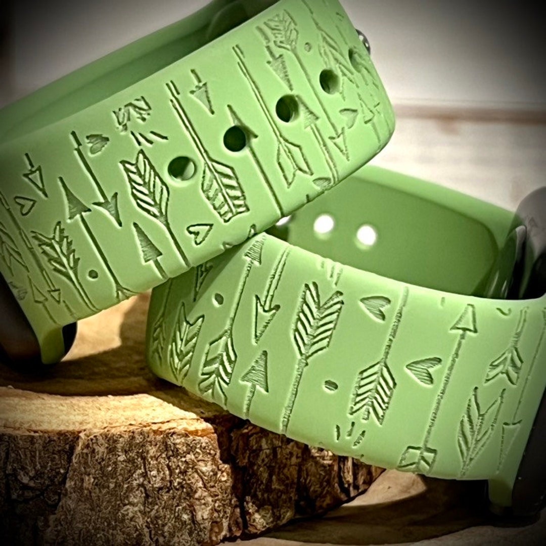 Arrows Watch Band Hearts Watch Band Arrows Hearts Watch Band Silicone ...